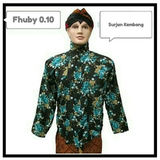 Jual Surjan Kembang // baju Adat Jawa // Surjan Dewasa Indonesia|Shopee ...