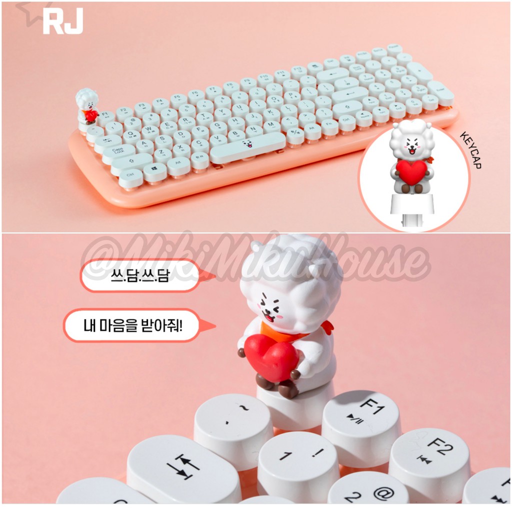 Jual RESTOCK OFFICIAL BT21 KEYBOARD BABY WIRELESS MOUSE CASE ORI MURAH ROYCHE RETRO PB BTS ...