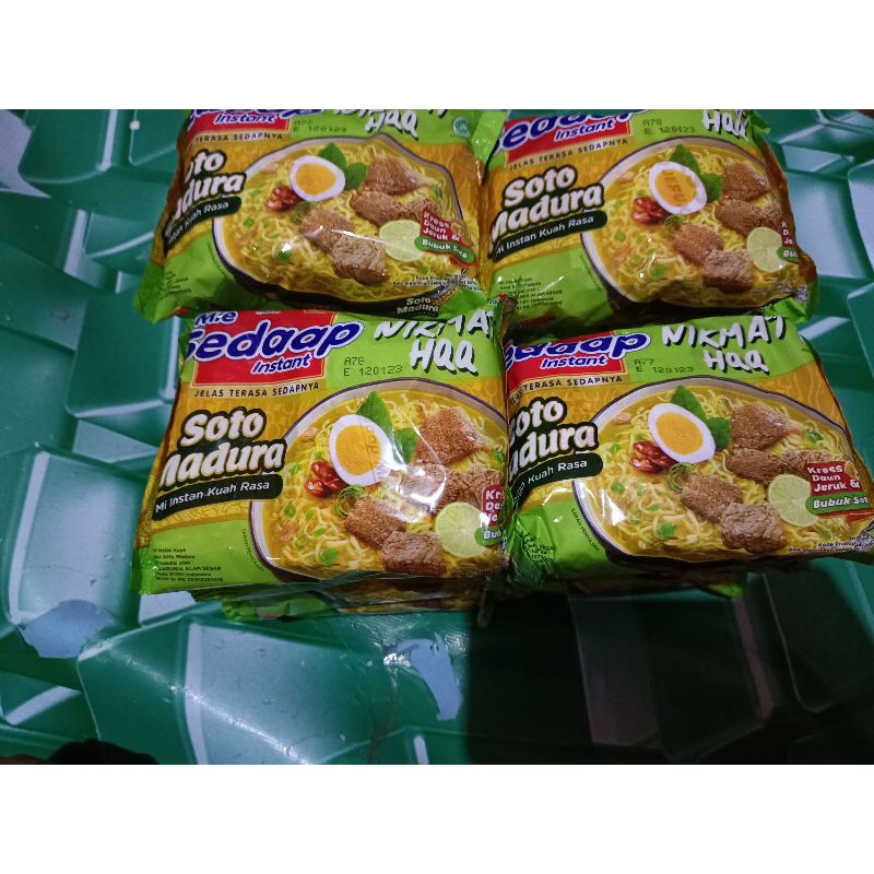 Jual Sedap soto Madura mi instan kuah rasa 82g | Shopee Indonesia