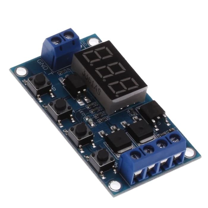 Jual Digital Timer Delay On Off Mosfet 12-24V Dc 400Watt Control Switch ...