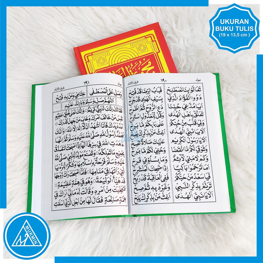 Jual Buku Rawi Buku Maulid atau buku Berzanji HARDCOVER Lengkap ...