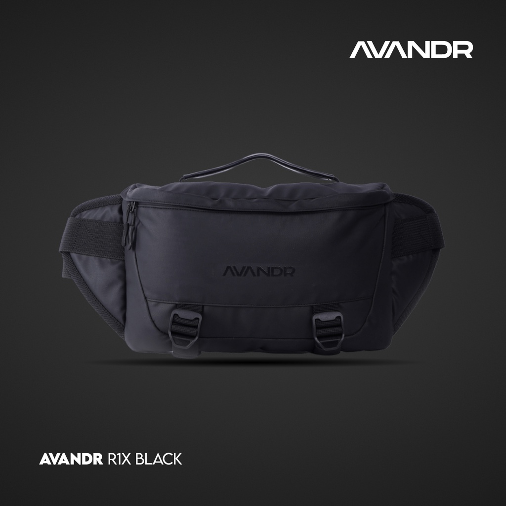 Jual AVANDR R1X Waist Bag Pria Waterproof Tas Pinggang Banyak Slot ...
