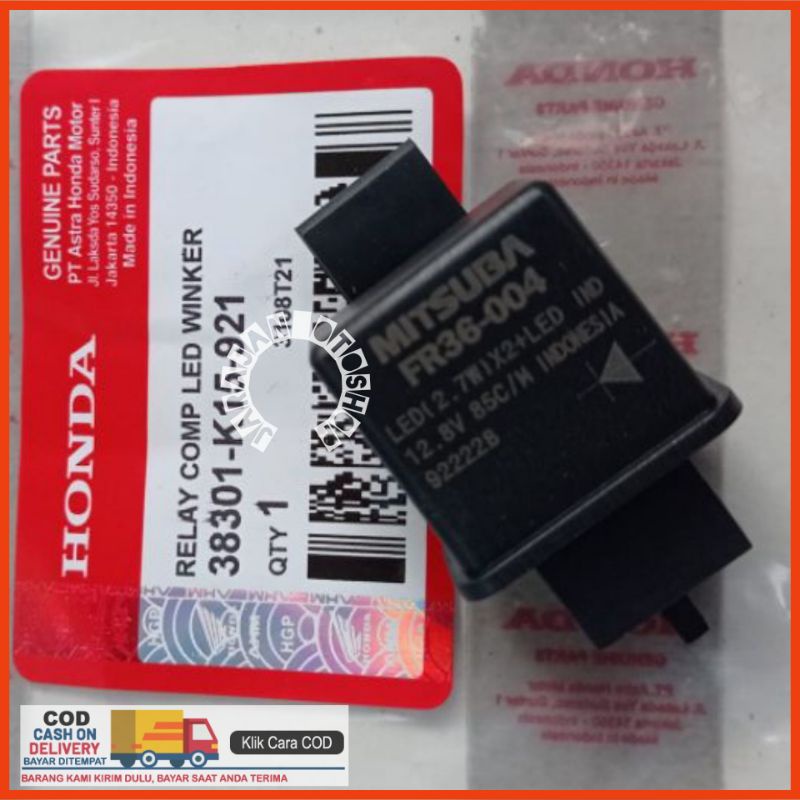 Jual FLASHER RELAY SEIN SEN SIGN HONDA VARIO 150 125 LED CB LED CBR LED ...