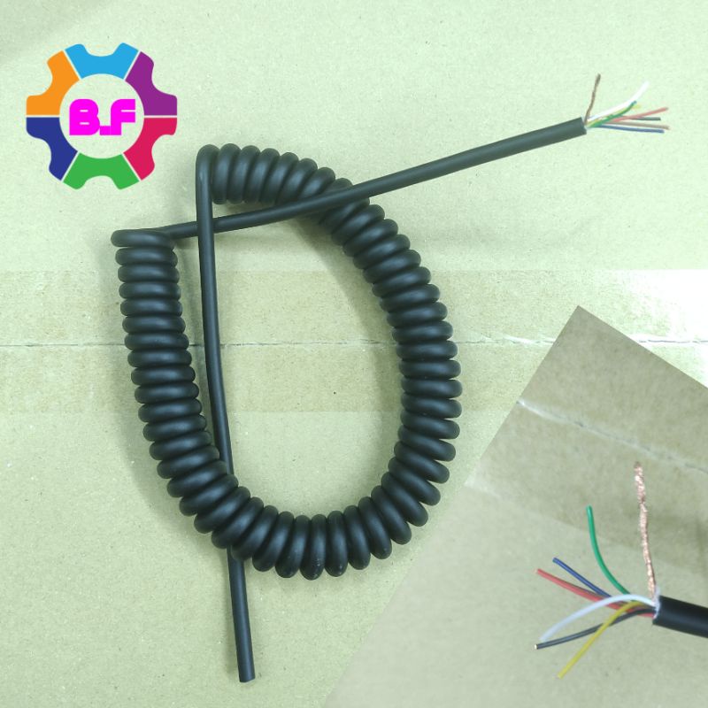 Jual KABEL MIC SPIRAL ISI 8 Kabel Estramic Rig Icom Kenwood Alinco ...