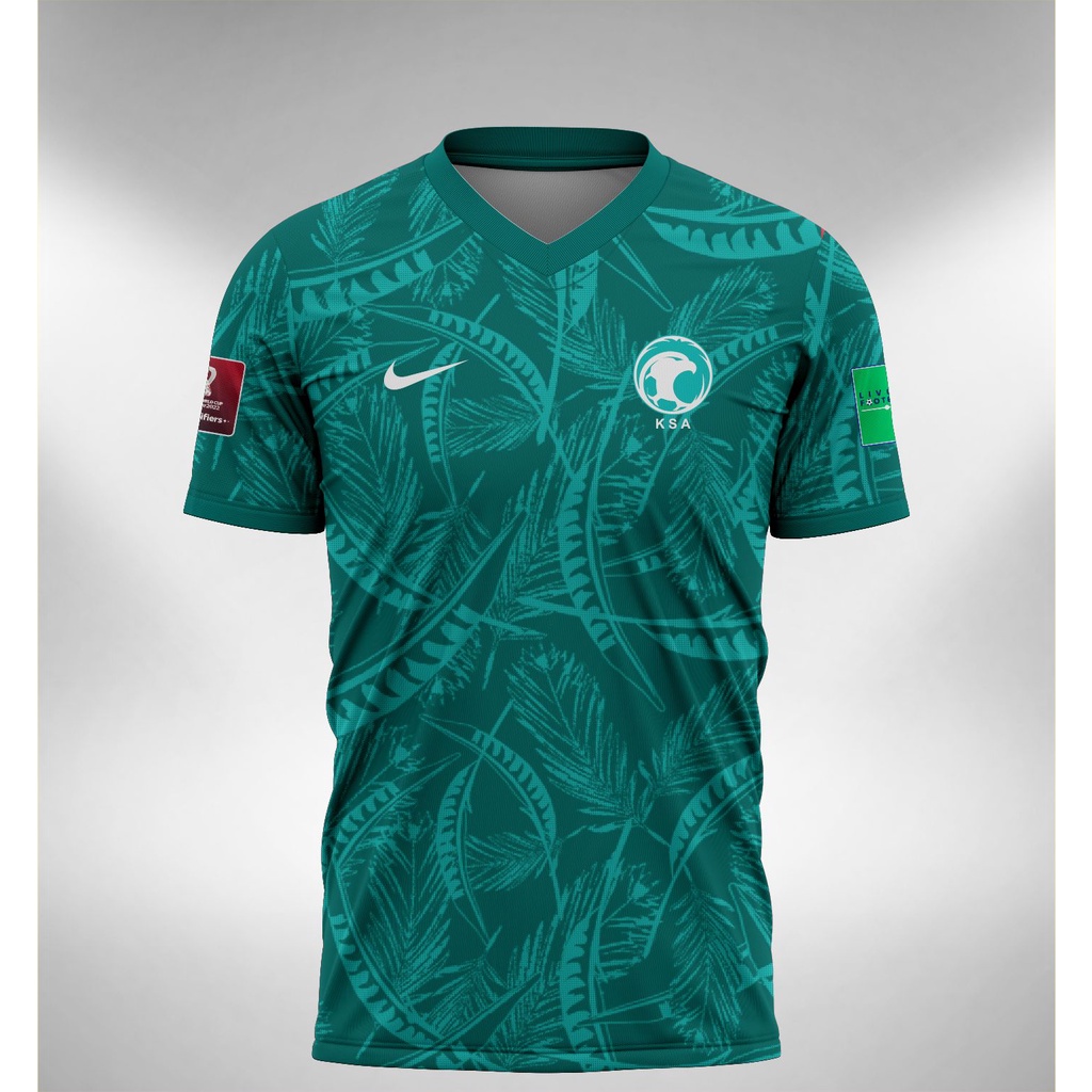 Jual Jersey Saudi Arabia Away 2021 2022 Full Patch Qualified | Shopee ...