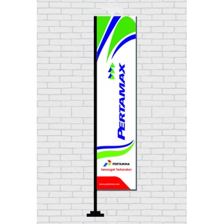Jual Bendera Pertamina / Bendera Pertamina Seri Promosi / Bendera Bahan ...