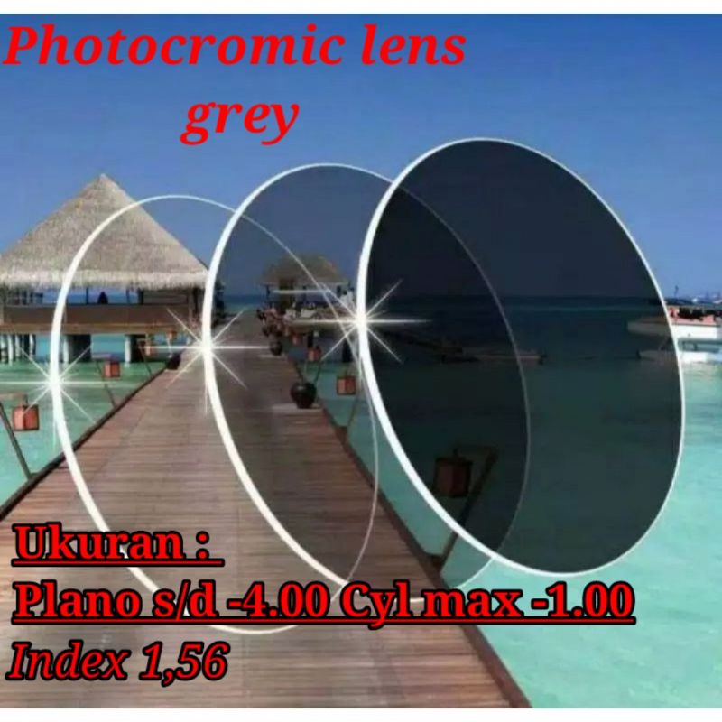 Jual Lensa Photocromic Grey / Lensa Berubah Warna | Shopee Indonesia