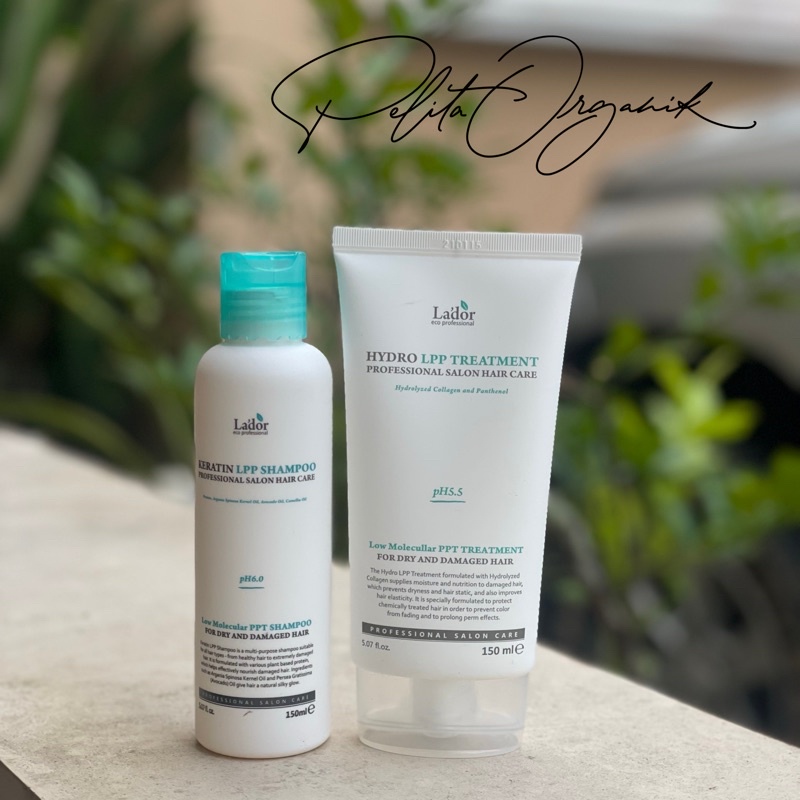 Jual Lador Keratin LPP Shampoo dan Hydro LPP Treatment 150 ml | Shopee Indonesia