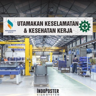 Jual Promo Spanduk Banner K3 Safety UTAMAKAN KESELAMATAN DAN KESEHATAN ...