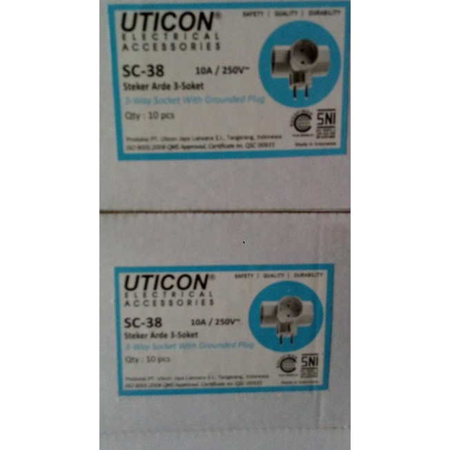 Jual Steker T Arde Uticon SC-38 ORIGINAL JJR AI Ready Stock | Shopee ...