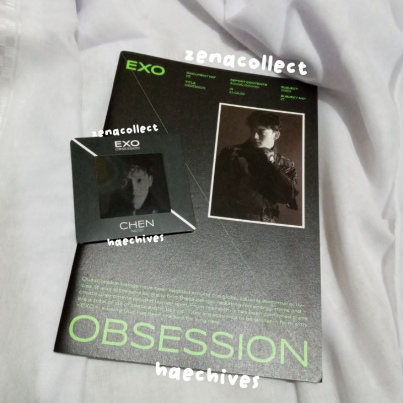Jual PHOTOBOOK CHEN OBSESSION ( EXO VER ) | Shopee Indonesia