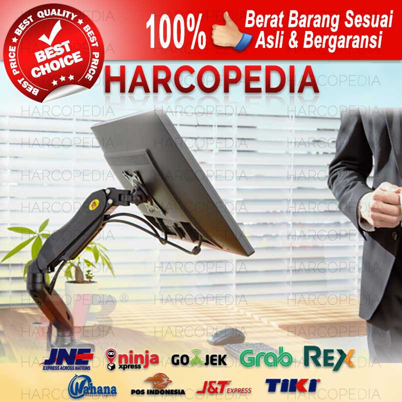 Jual Bracket TV Monitor LED LCD North Bayou NB F80 NBF80 13"-27" Tilt ...