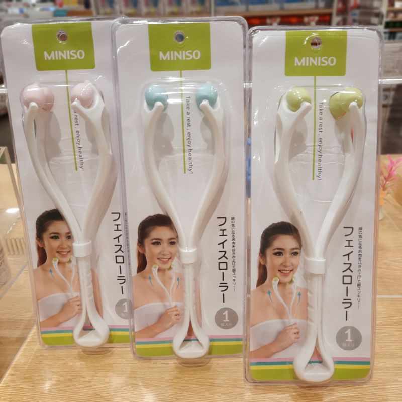 Jual MINISO ORIGINAL !! Face roller / alat pemijat wajah | Shopee Indonesia