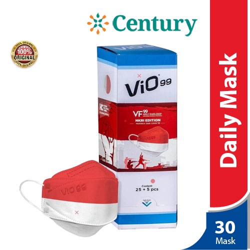 Vio99 VF99 4ply Earloop Disposable Surgical Mask 1 Box isi 30 / Masker ... Vio99 VF99 4ply Earloop Disposable Surgical Mask 1 Box isi 30 / Masker ...