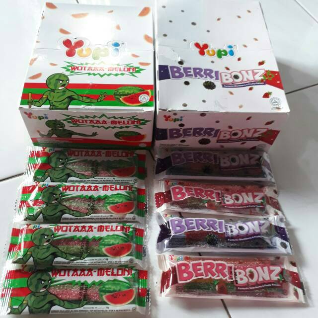 Jual Permen yupi berri bonz dan yupi wotaaa melon semangka watermelon ... Jual Permen yupi berri bonz dan yupi wotaaa melon semangka watermelon ...