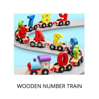 Jual MAINAN EDUKASI ANGKA KERETA API KAYU WOODEN TRAIN NUMBER KERETA ...