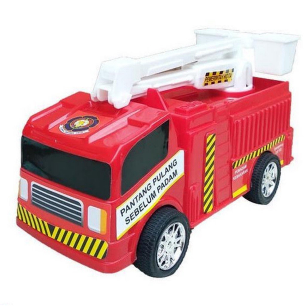 Jual Mainan Anak Laki-laki Mobil Mobilan Pemadam Kebakaran Pullback ...