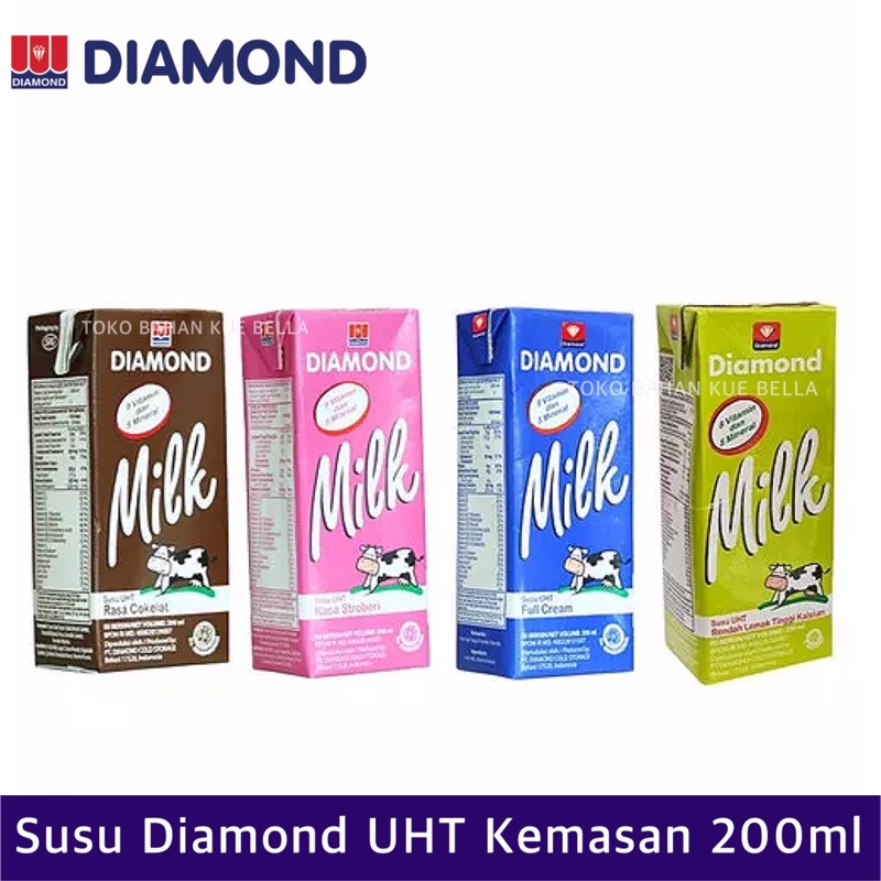 Jual Diamond Susu UHT 200ml (Eceran) | Shopee Indonesia
