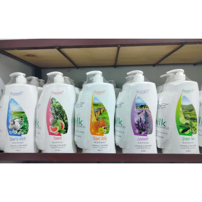 Jual summer naturale body shampo 2000 ml free 250 ml | Shopee Indonesia