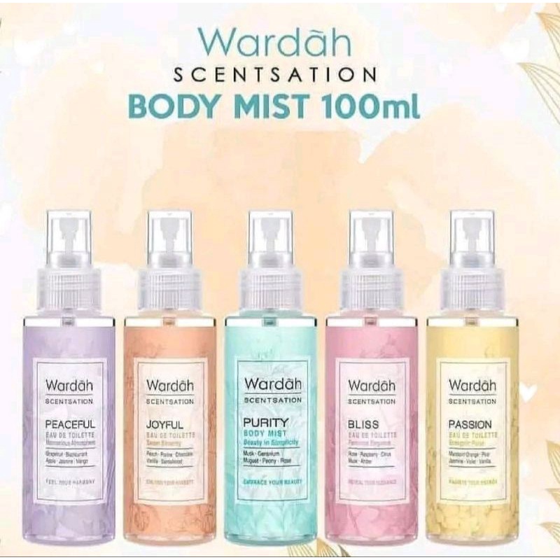 Jual WARDAH SCENTSATION BODY MIST(100ml) | Shopee Indonesia