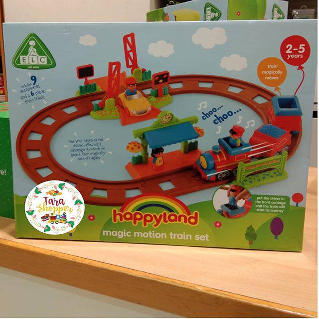 Jual ELC happyland magic motion train set motorized / country train set ...