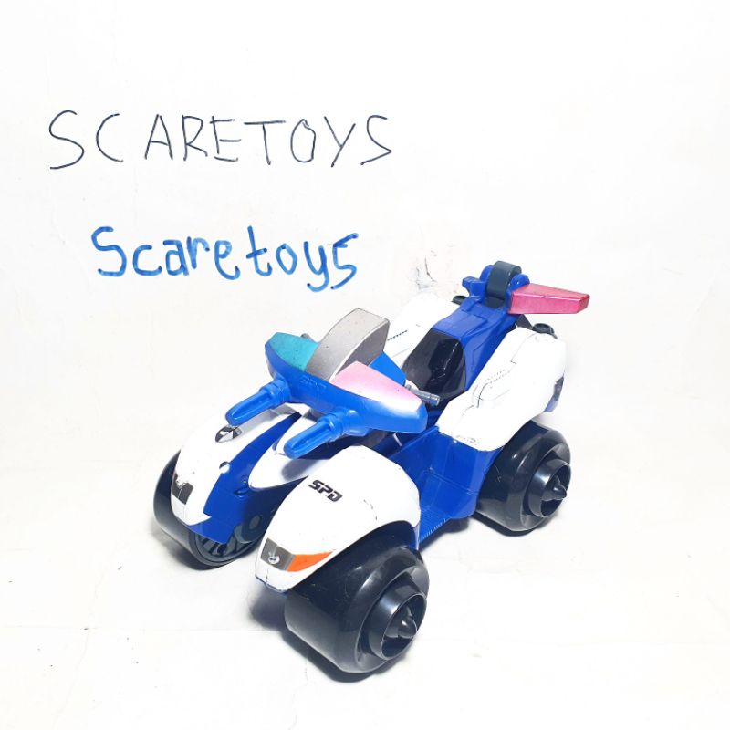 Jual Power Rangers spd blue Delta morph ATV - Sentai dekaranger cycle ...