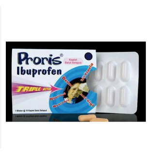 Proris Ibu Profen T2X 1 Strip 10 Kaplet Ibu Profen Penurun Panas ...
