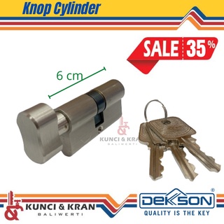 Jual Dekson / Dekkson CYL TC DL 60MM SN Knob Cylinder Silinder Kunci Pintu | Shopee Indonesia