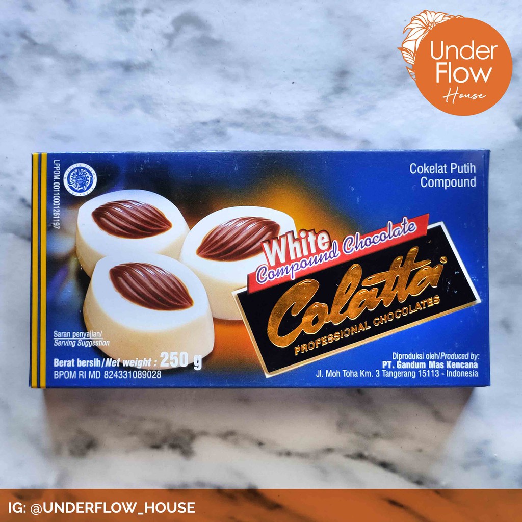 Jual Colatta white chocolate compound coklat 250gr | Shopee Indonesia