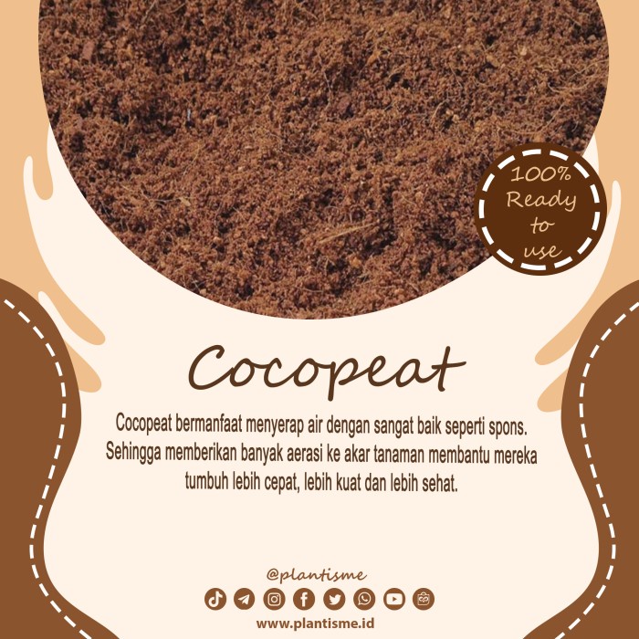 Jual Coco Peat Coco Coir Media Tanam Cocopeat Semai Biji Cangkok Metan ... Jual Coco Peat Coco Coir Media Tanam Cocopeat Semai Biji Cangkok Metan ...