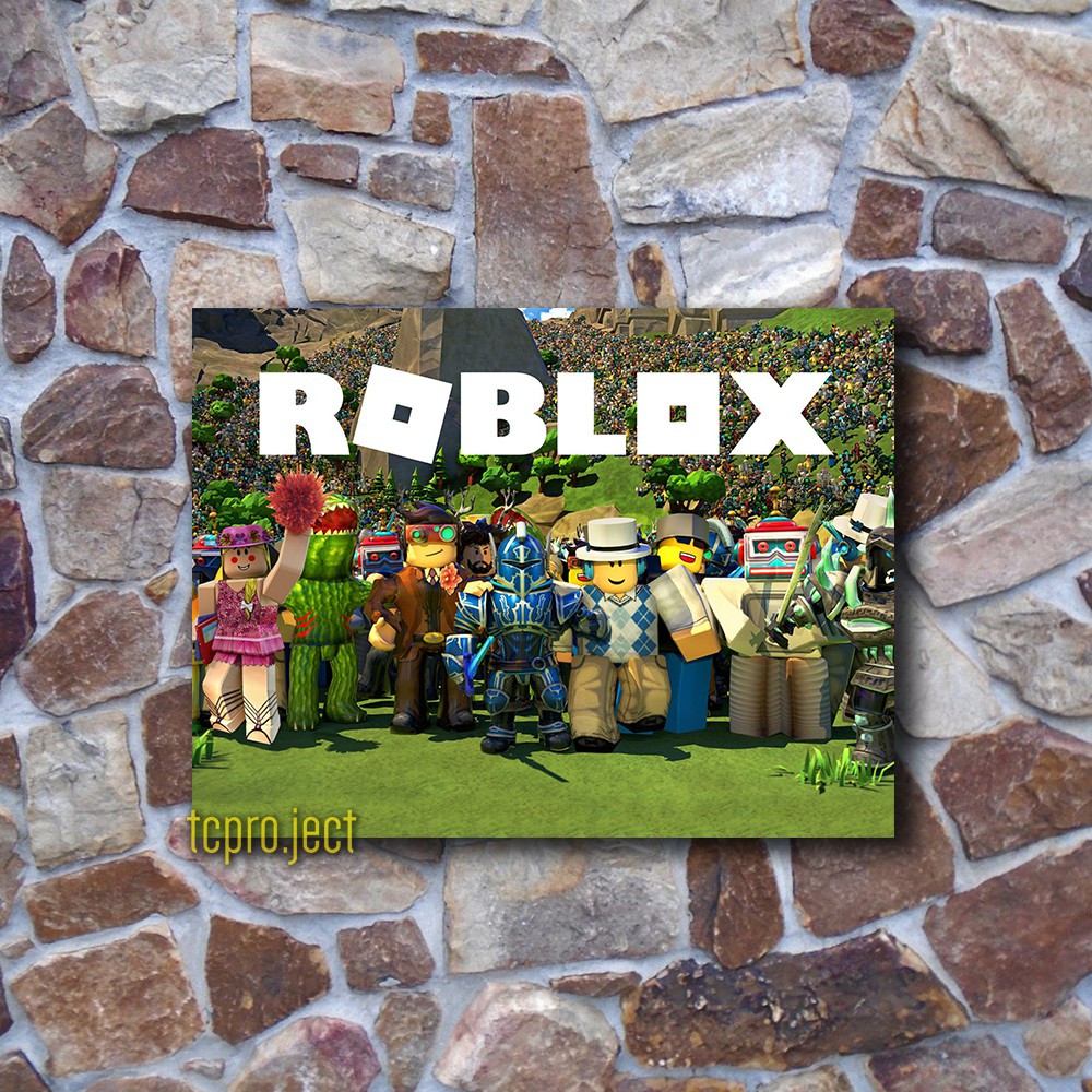 Jual Poster Roblox Characters Game - Dekorasi Hiasan Dinding - Poster ...