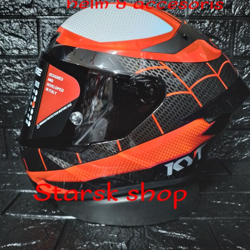 Jual HELM KYT TT COURSE MARVEL SPIDERMAN MILES MORALES ORIGINAL HELMET ...