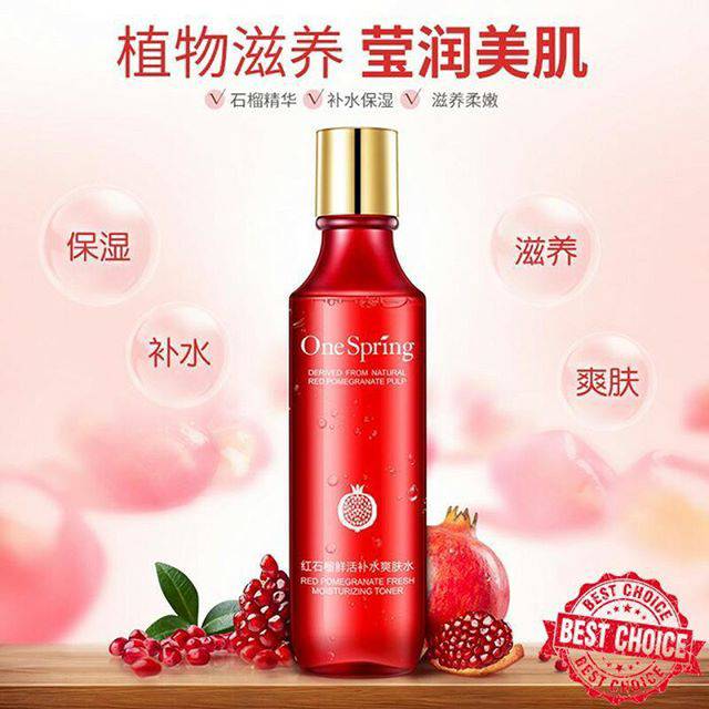 Jual one spring pomegranate toner power lifting botol | Shopee Indonesia