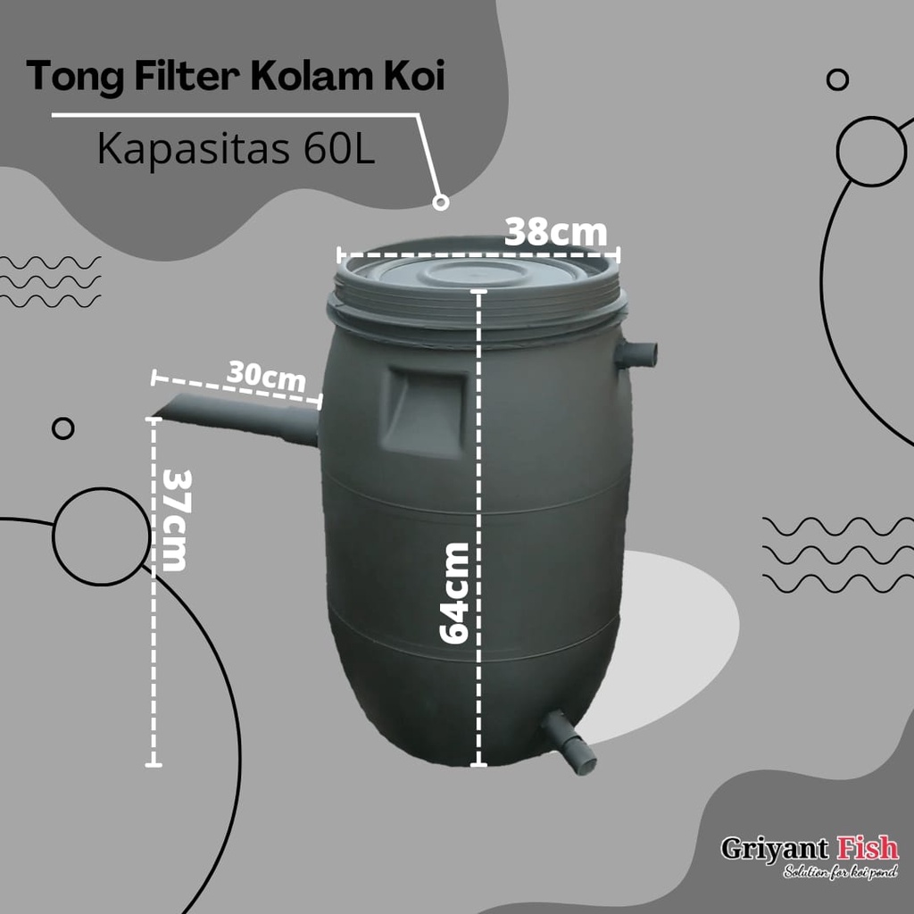 Jual Tong Chamber Medium Tempat Media Filter Penjernih Air Akuarium ...