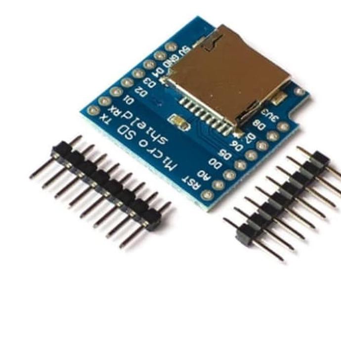 Jual Micro Sd Card Shield For Wemos D1 Mini Tf Wifi Esp8266 Compatible ...