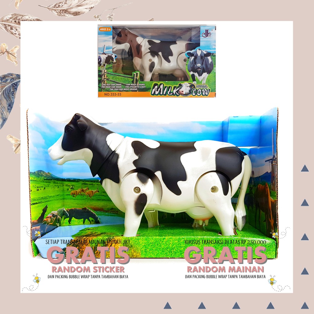 Jual MAINAN ANAK EDUKASI ROBOT SAPI BINATANG SAPI HEWAN TERNAK SAPI ...