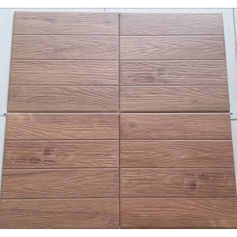 Jual keramik 40x40 lantai dinding kasar matt kayu platinum amazone ...