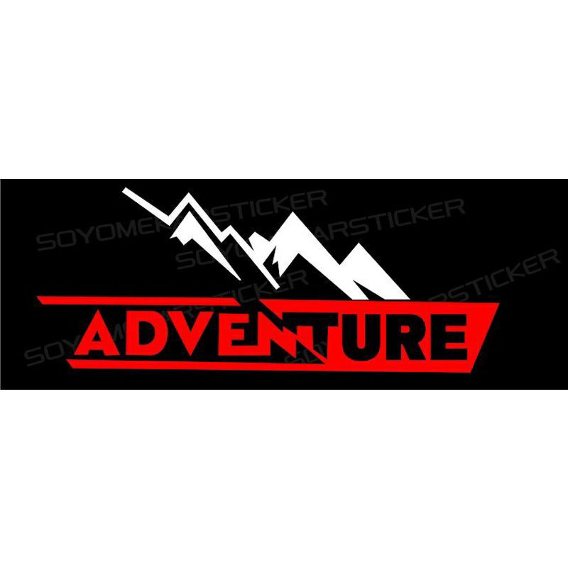 Jual STIKER MOBIL STICKER CUTTING ADVENTURE BUAT KACA MOBIL BELAKANG ...