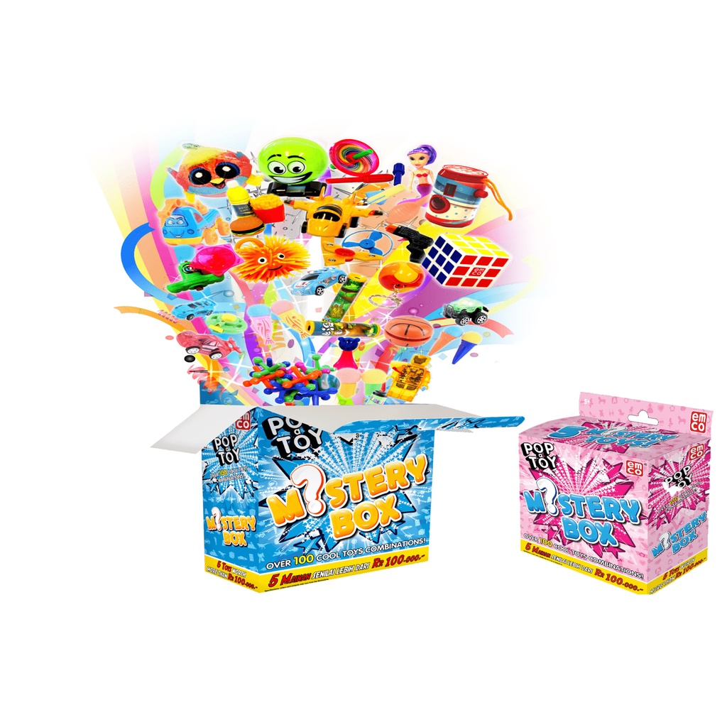 Jual Mainan EMCO Pop A Toy Mistery Box | Shopee Indonesia