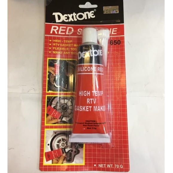 Jual red lem gasket merah silicone/SEALANT TUBE RED TAHAN PANAS/LEM ...