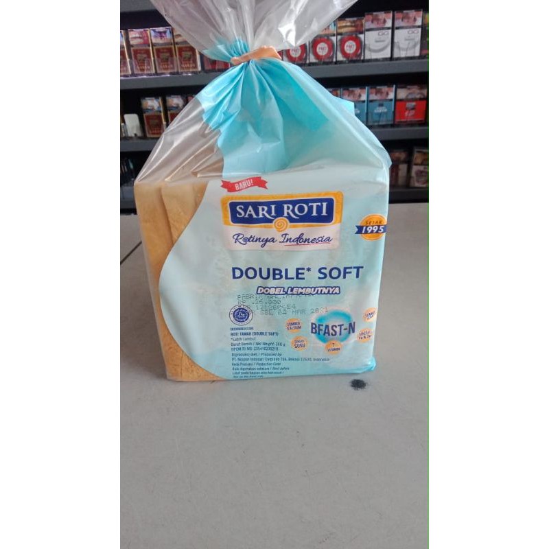 Jual SARIROTI ROTI TAWAR DOUBLE SOFT (READY RABU DAN SABTU) | Shopee ...