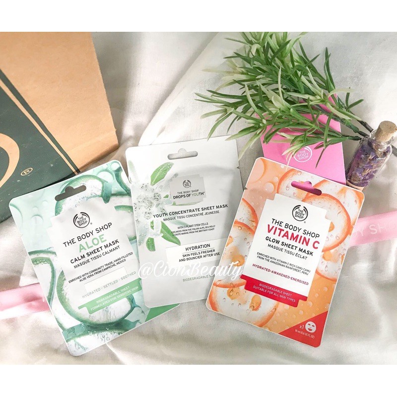 Jual The Body Shop Sheet Mask Original Sale | Shopee Indonesia