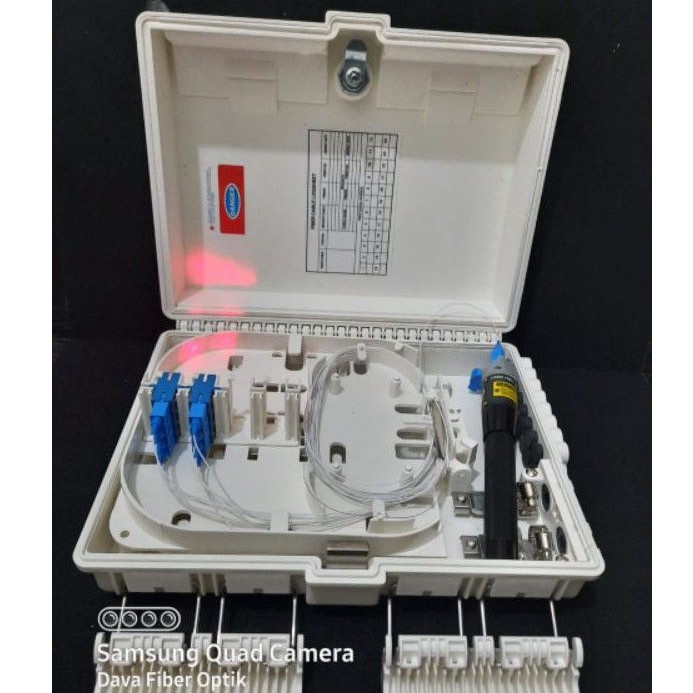 Jual Odp 8/16c Model Sunsea Double Loock Lengkap Adapter + Splliter 1:8 ...