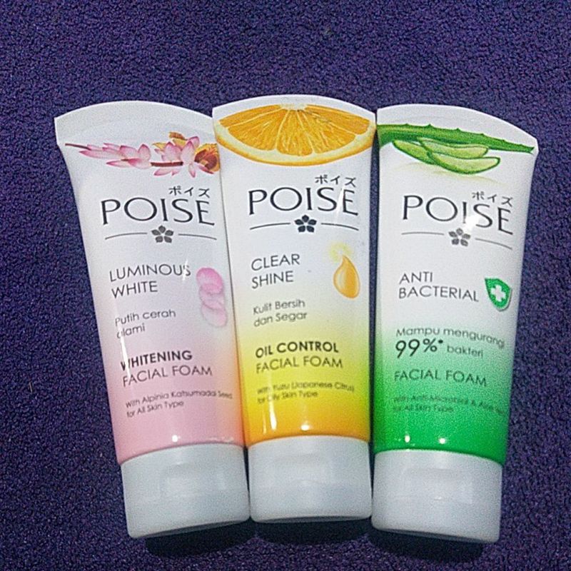 Jual facial foam POISE 100gr | Shopee Indonesia