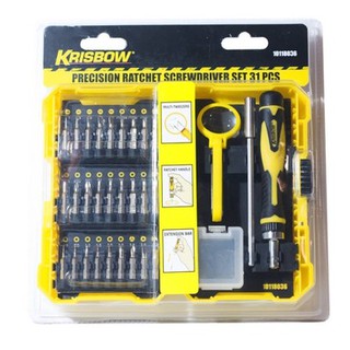 Jual Krisbow Set Obeng Multifungsi 31 Pcs Indonesia|Shopee Indonesia