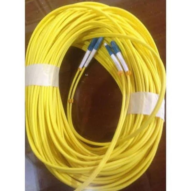 Jual 50m Patch Cord LC Upc - LC Upc Fiber Optic Patchcord LC-LC Singlemode Patch Core Duplex ...