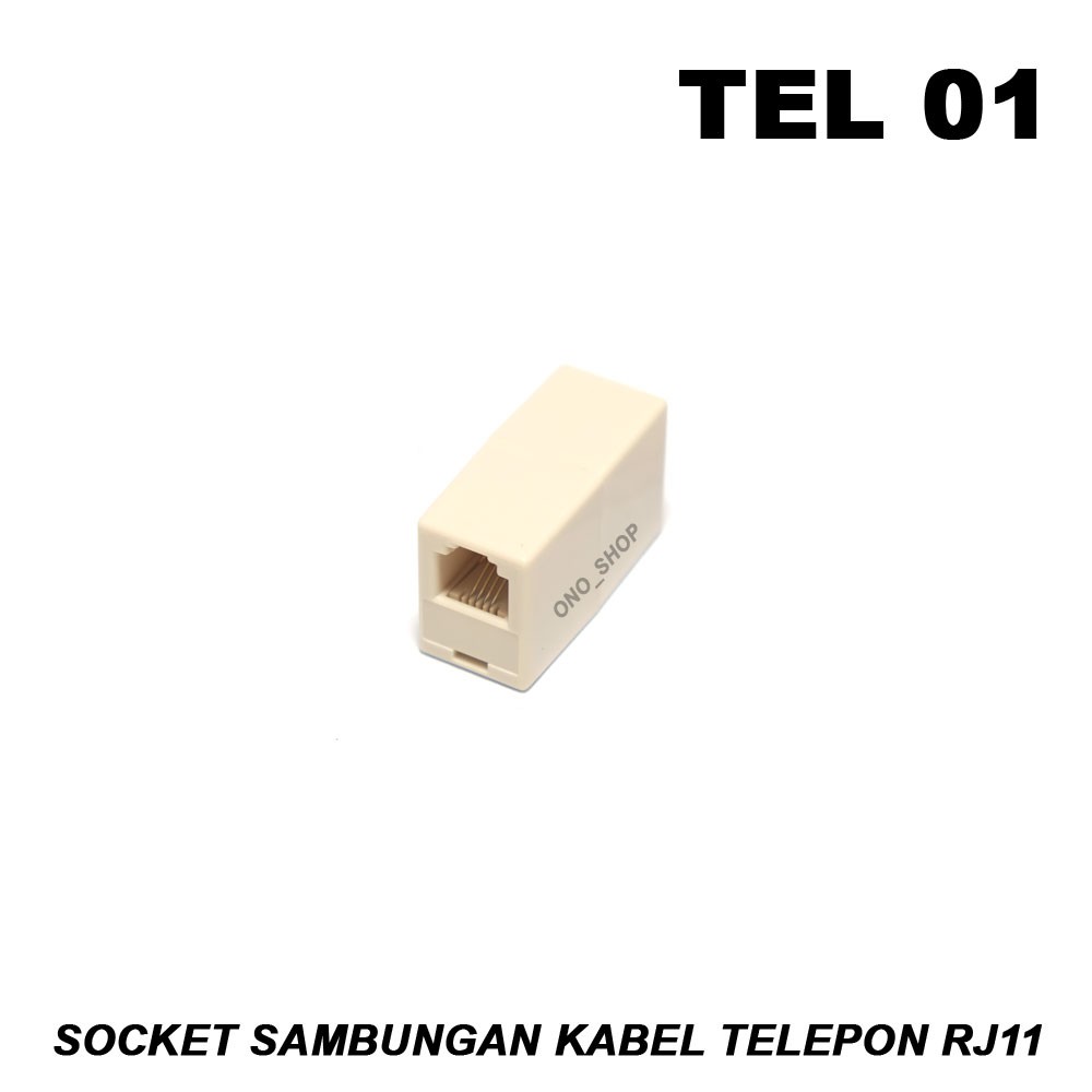 Jual Socket Sambungan Kabel Telepon RJ11 | Shopee Indonesia