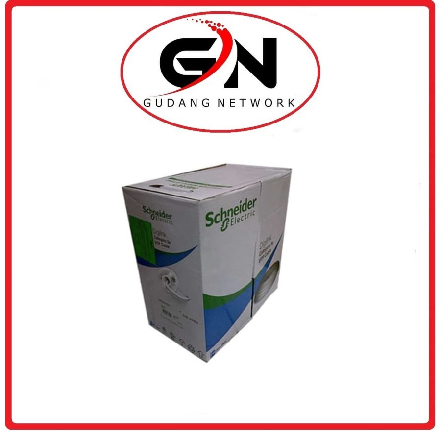 Jual Kabel UTP Schneider Cat5 / Cat.5e Digilink Cat 5 (SCH-DCECAUTP4P3X ...