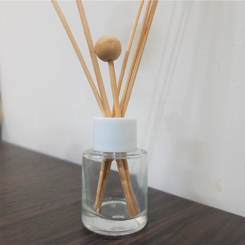 Jual Botol Reed Diffuser 20ml KACA BENING TEBAL BAHU DATAR RING HITAM ...