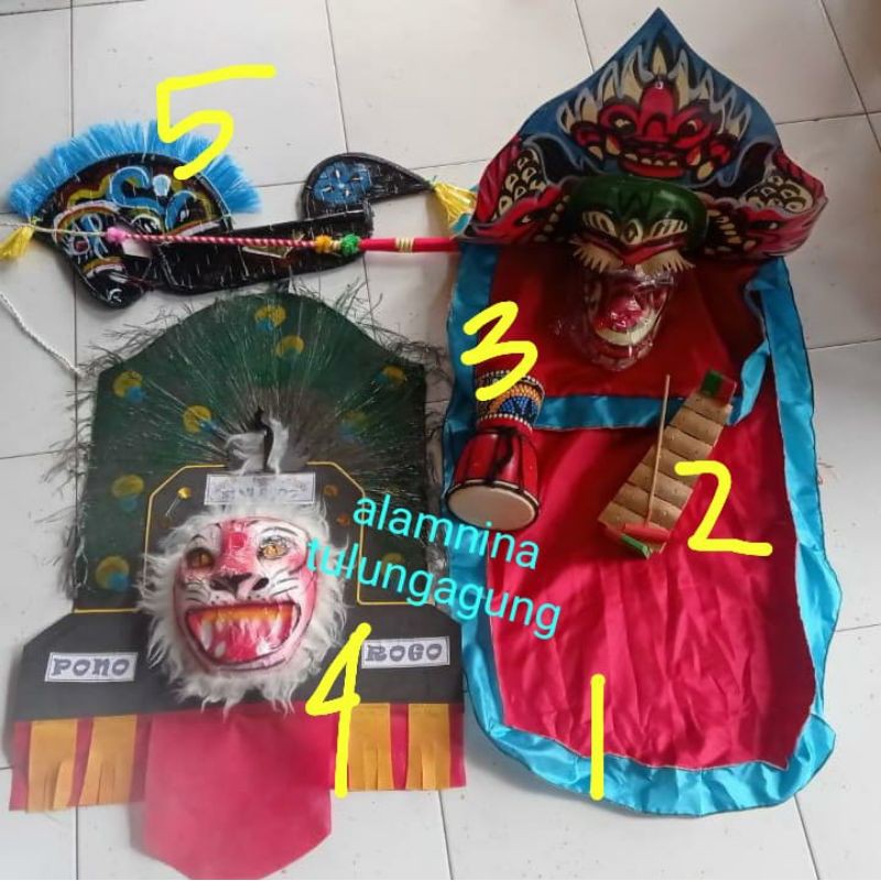 Jual topeng reog barongan caplokan kuda lumping | Shopee Indonesia